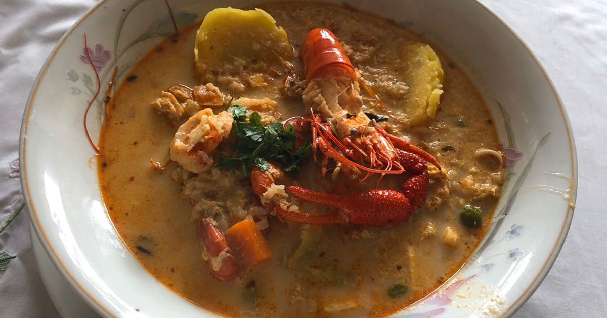 Chupe De Camarones Receta de Ricardo del Aguila- Cookpad