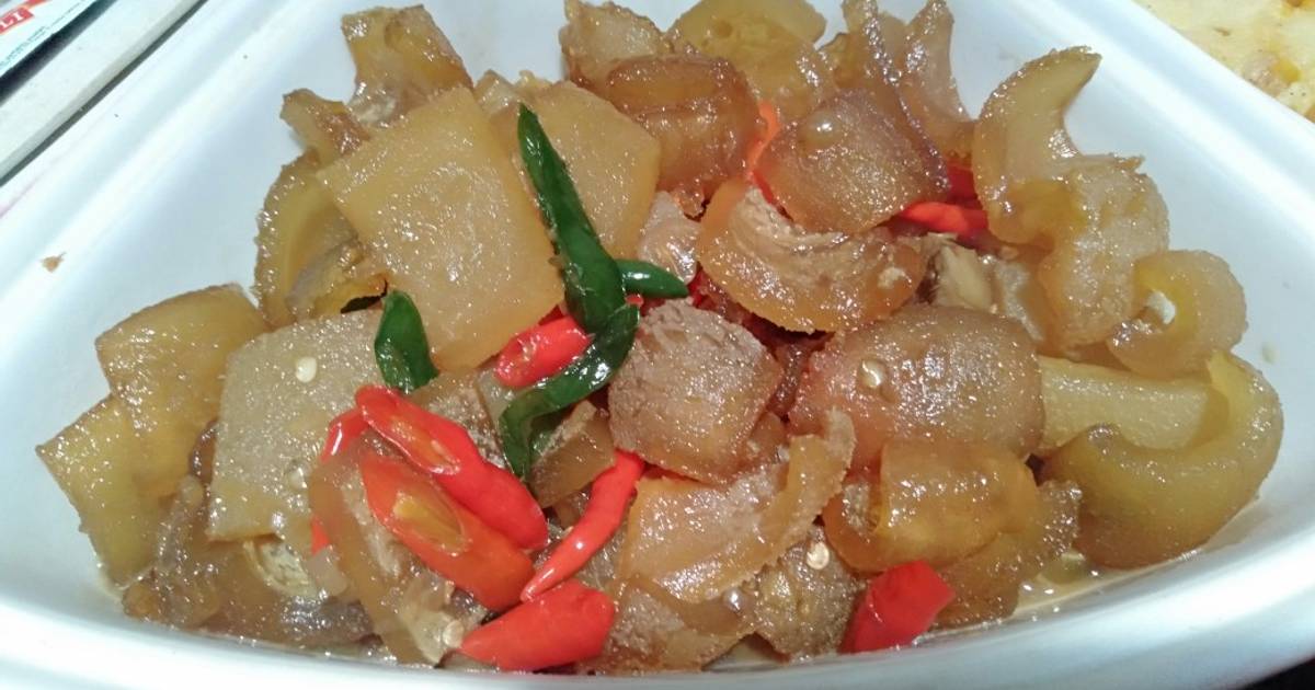 Resep Kikil pedas manis gurih oleh Bella Dina - Cookpad