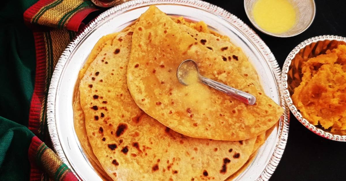 Mango Pooran poli(with mango and chana daal stuffing) Recipe by ...