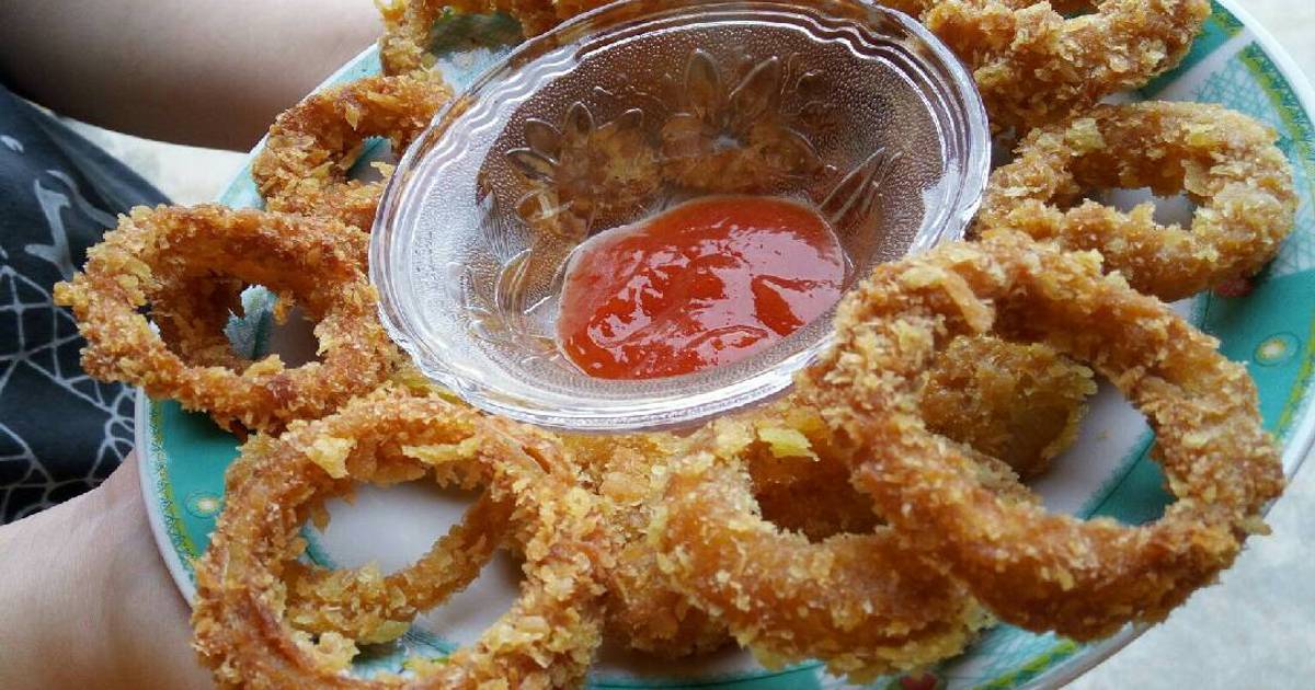 Resep Crispy Onion Rings oleh Nathania - Cookpad