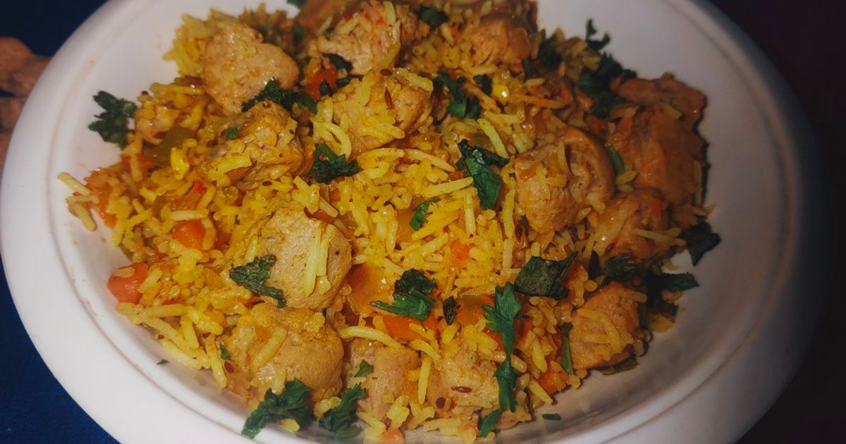 Mitali Chavda (Mitali Darshan Vala) દ્વારા રેસીપી તવા પુલાવ (Tava Pulao ...