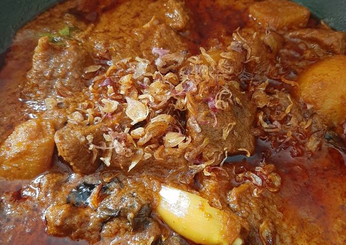 Resep Rendang daging oleh Fika Qotrunnada - Cookpad