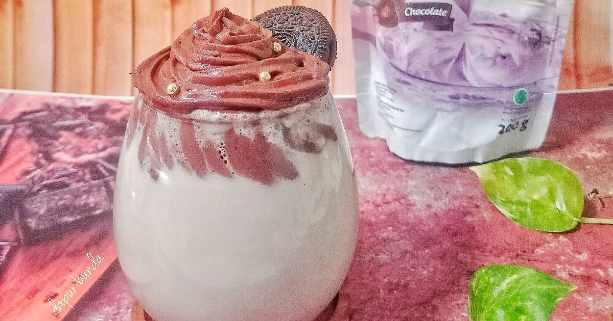 Resep minuman cookie and krim rumahan enak dan mudah - Cookpad