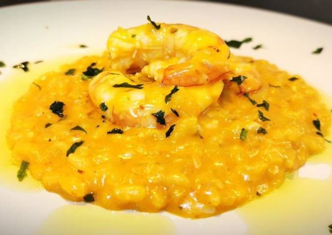 Risotto de Gambas al Azafrán Receta de josevillalta- Cookpad