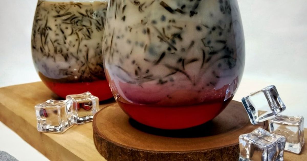 Resep Es Sucau Merah (Susu Cincau Merah) oleh Mawaddah Tarjib - Cookpad