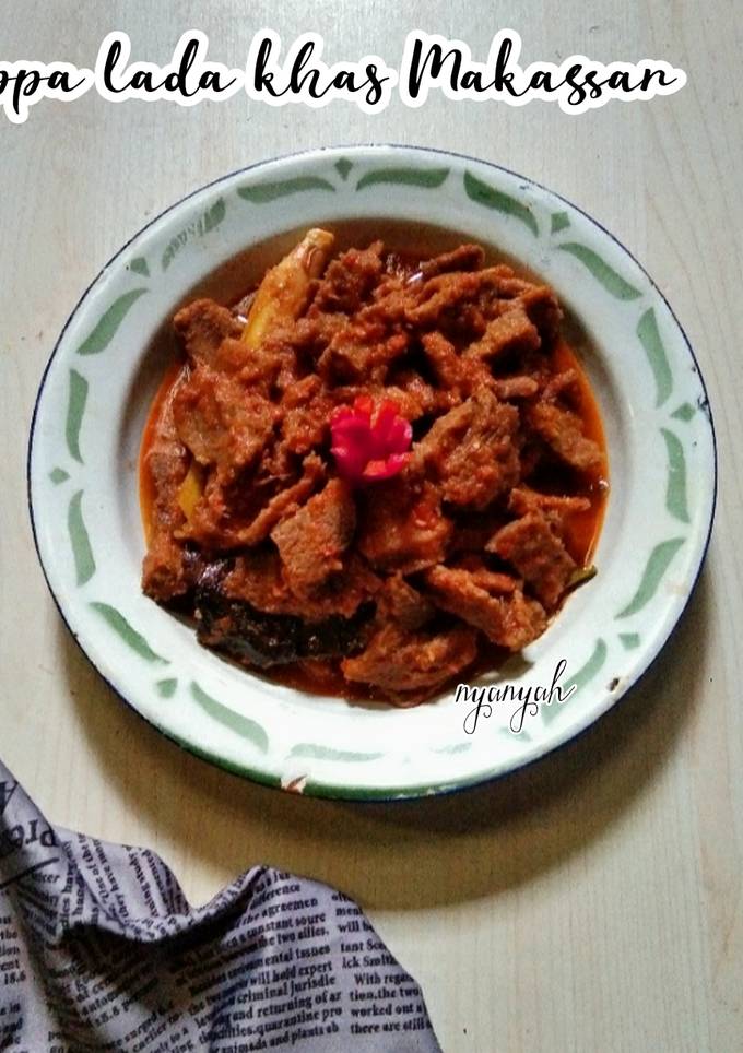 Resep Toppa lada khas Makassar oleh Nyanyah - Cookpad