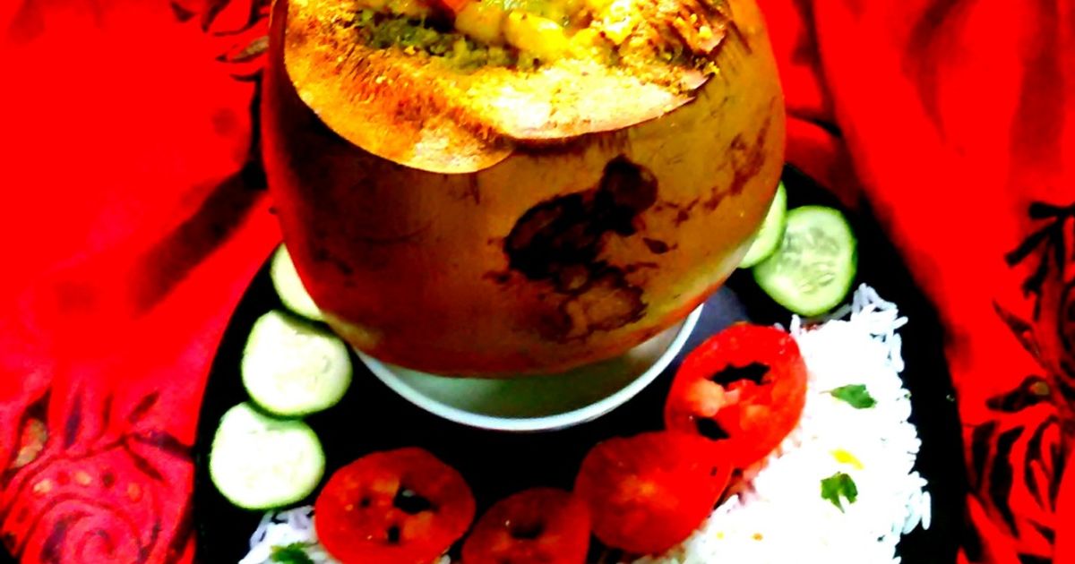 Umasri Bhattacharjee দ্বারা ডাব চিংড়ি(Daab Chingri Recipe In Bengali ...