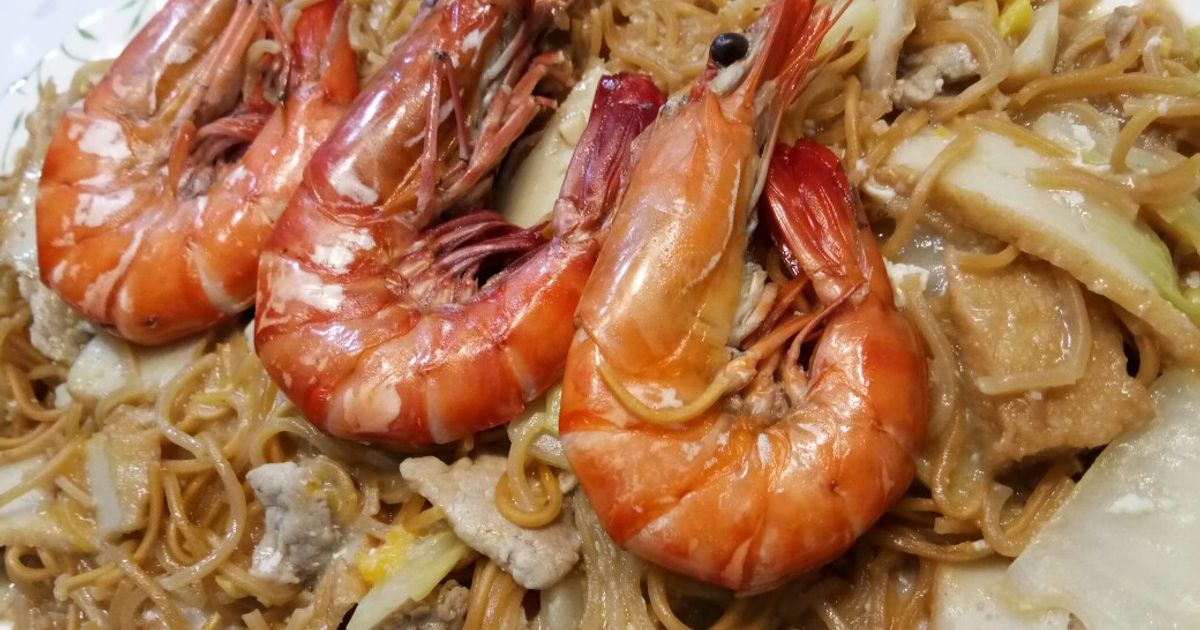 Fresh Water Prawn Noodle Recipe By Clemence Hoe Asian Home Cuisine