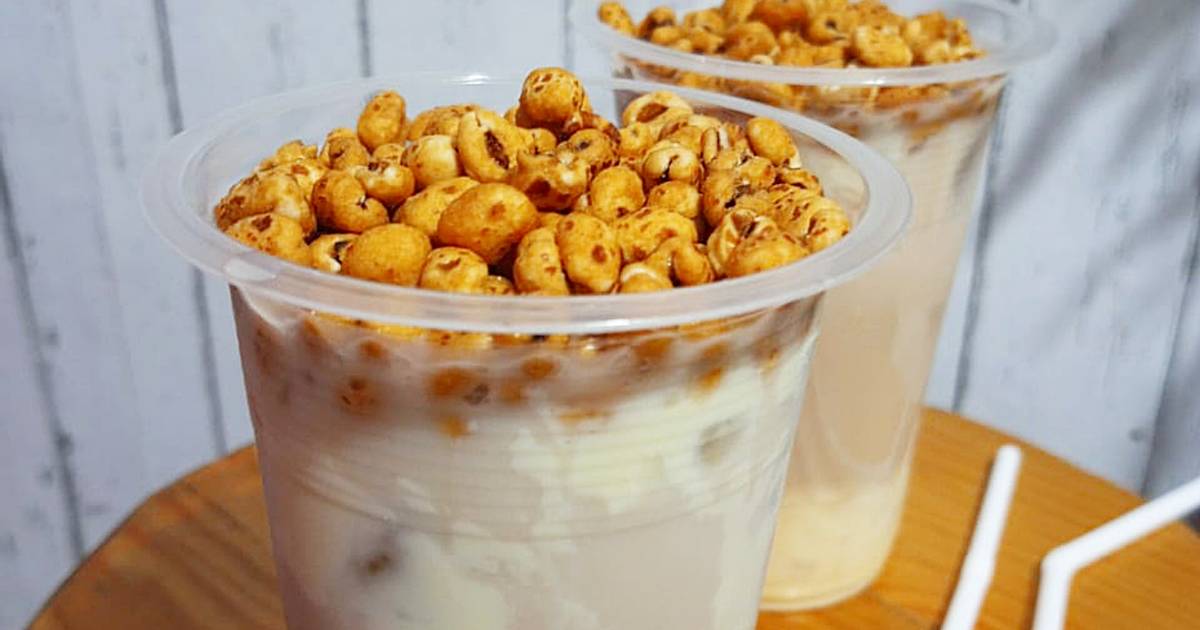 Resep Chizu Popcorn Milk Tea oleh Dapur A4 💕 - Cookpad