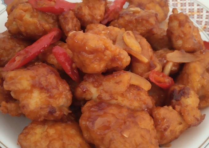 Resep Ayam Tepung Saus Asam Pedas Oleh Rezky Widiyawati Cookpad