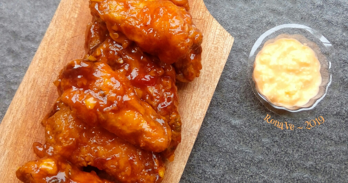Resep Fire Chicken Wings Saus Keju Ala Richeese #21 oleh Rona Ve - Cookpad