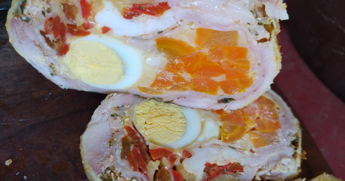 Arrollado de pollo - 249 recetas caseras- Cookpad