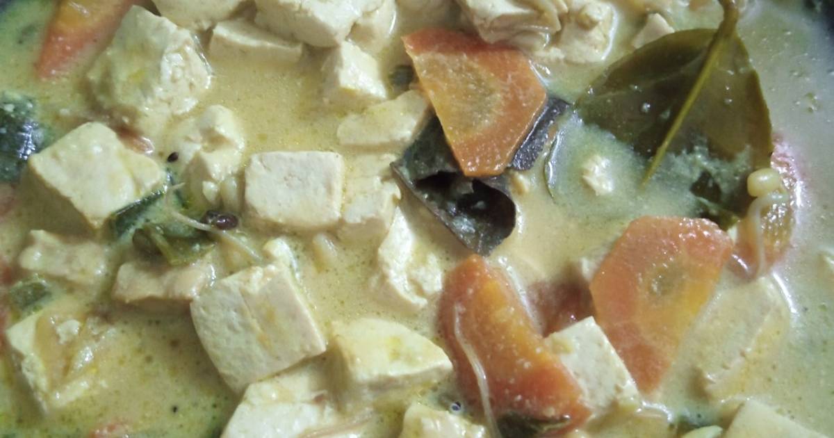 Resep Tahu Tempe Masak Santan oleh ummu satriya - Cookpad