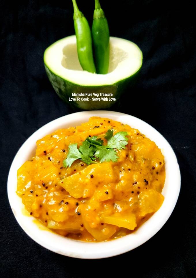 Raw Papaya Gujarati Sambharo - Raw Papaya Gujarati Salad Recipe by ...
