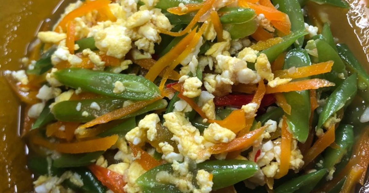 Resep Tumis Buncis Telor Wortel oleh Ria Aulia - Cookpad
