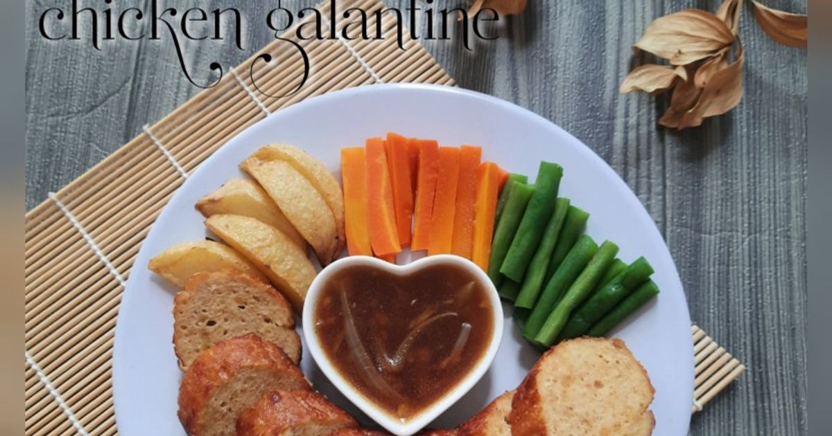 Resep Ayam Galantine oleh mamivanya - Cookpad