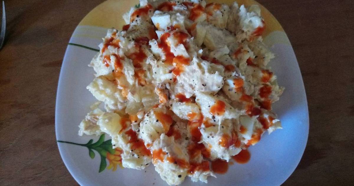 Ensalada de papa mayonesa y atun - 29 recetas caseras- Cookpad