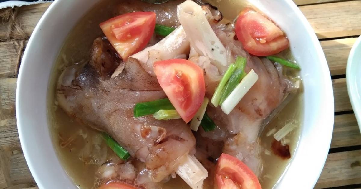 Resep SOP kaki kambing oleh Mak Win - Cookpad