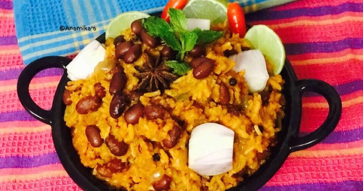 Kidney Beans/Rajma Pulao/Khichdi Recipe by Anamika Banerjee - Cookpad