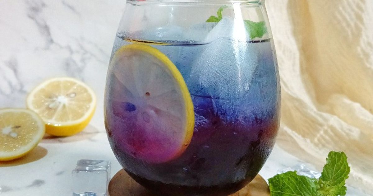 Resep 407. Es Lemon Bunga Telang oleh Re Milik - Cookpad