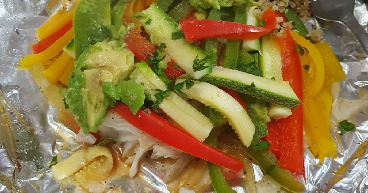 Pescado Empapelado Con Verduras Receta de Anddy Juarez- Cookpad