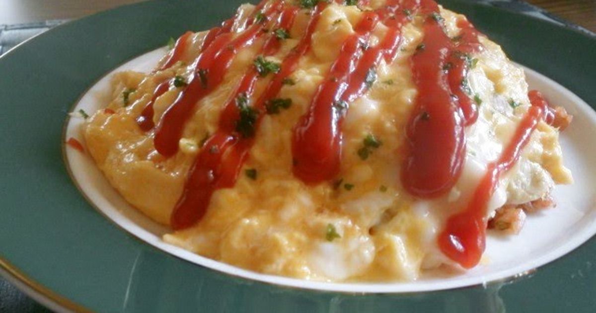 Easy Japanese Restaurant Style Fluffy And Creamy Omurice Recipe by ...