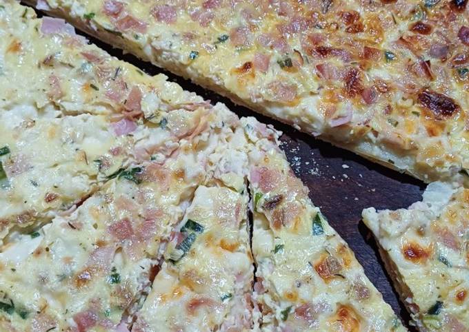 Tarta De Jamón Y Queso Con Sopa De Cebolla Knorr Receta De Paula Larran