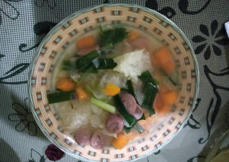 Resep Sop Jamur Putih oleh Dian Etnaya - Cookpad