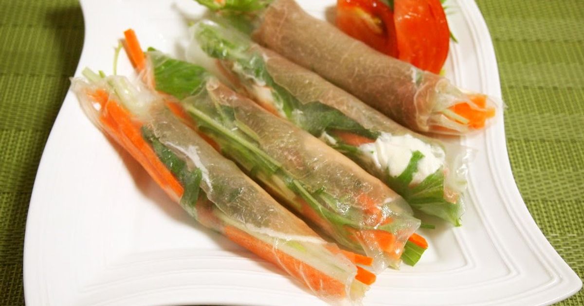 Cured Ham And Marscapone Spring Rolls Recipe By Cookpad.Japan
