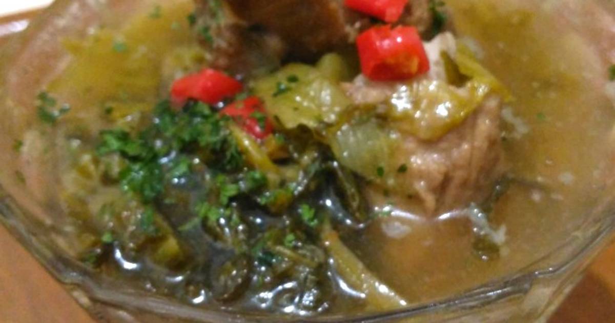 21 resep sup babi sawi asin enak dan mudah - Cookpad