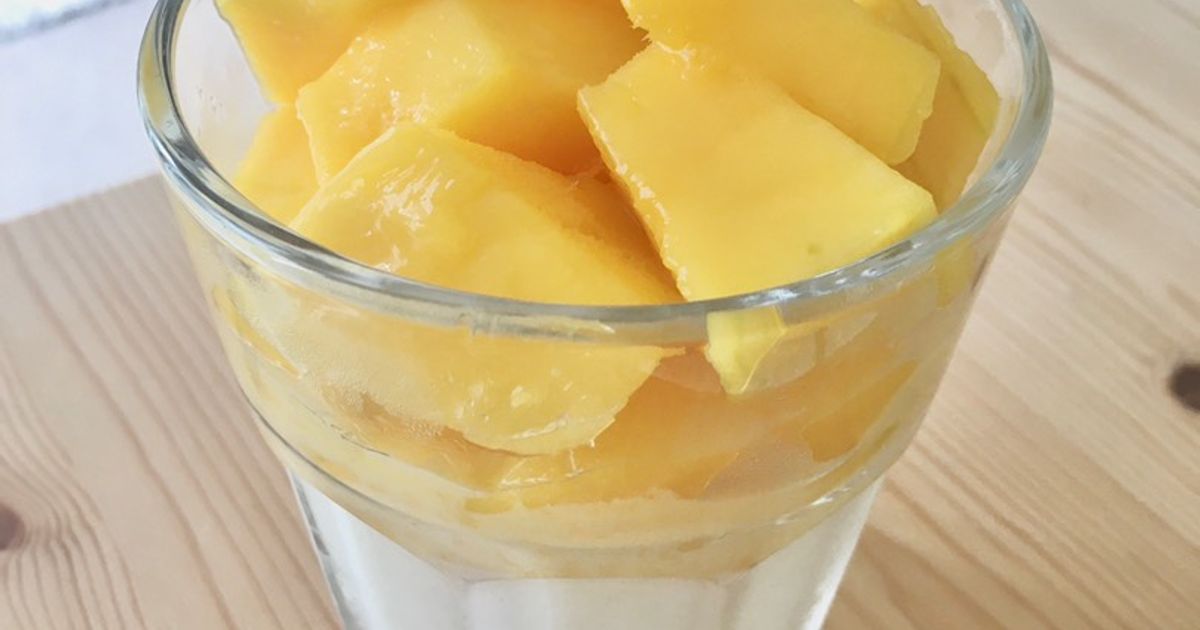 No Bake Mango Cheese Cake Mousse 🥭 Recipe by Shu - Cookpad