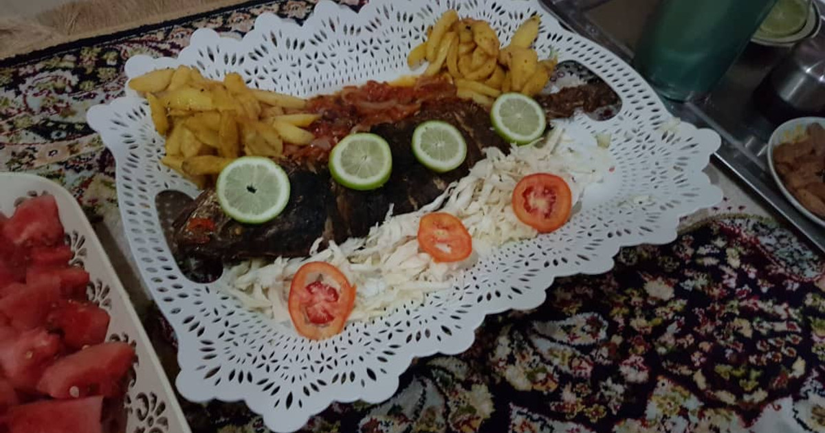 Roasted Croaker Fish With Chips Recipe by Cute aurah's Kitchen - Cookpad