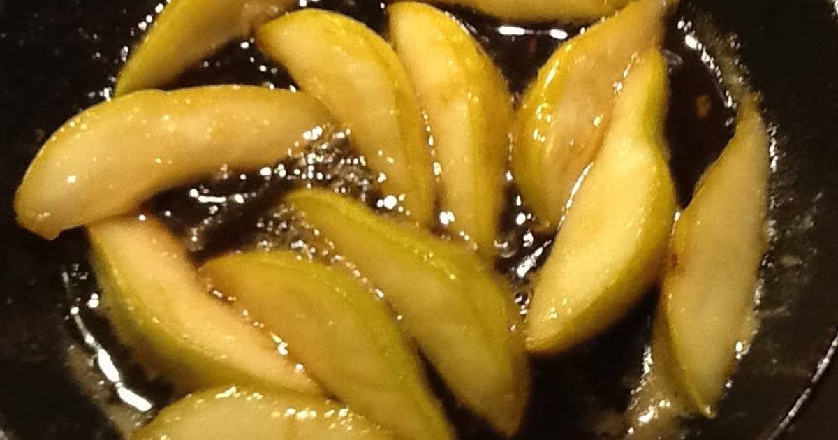 caramelized pears (easy) Recipe by sean thompson - Cookpad