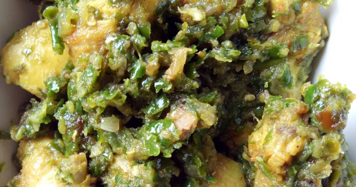 Resep Ayam Cabe Ijo oleh Lisna Nur Hayati - Cookpad