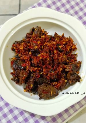 Resep Dendeng Paru Lambok Balado Khas Minang oleh Anna Hadi_ant - Cookpad