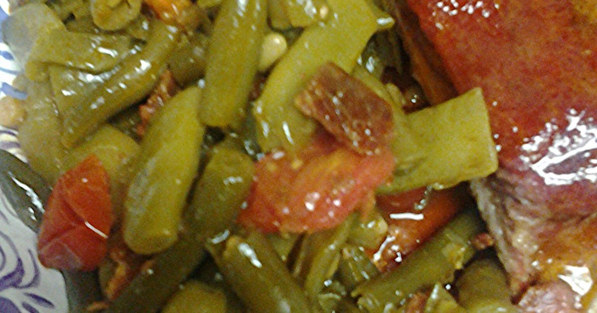 Green Beans And Pepperoni Recipe By Skunkmonkey101