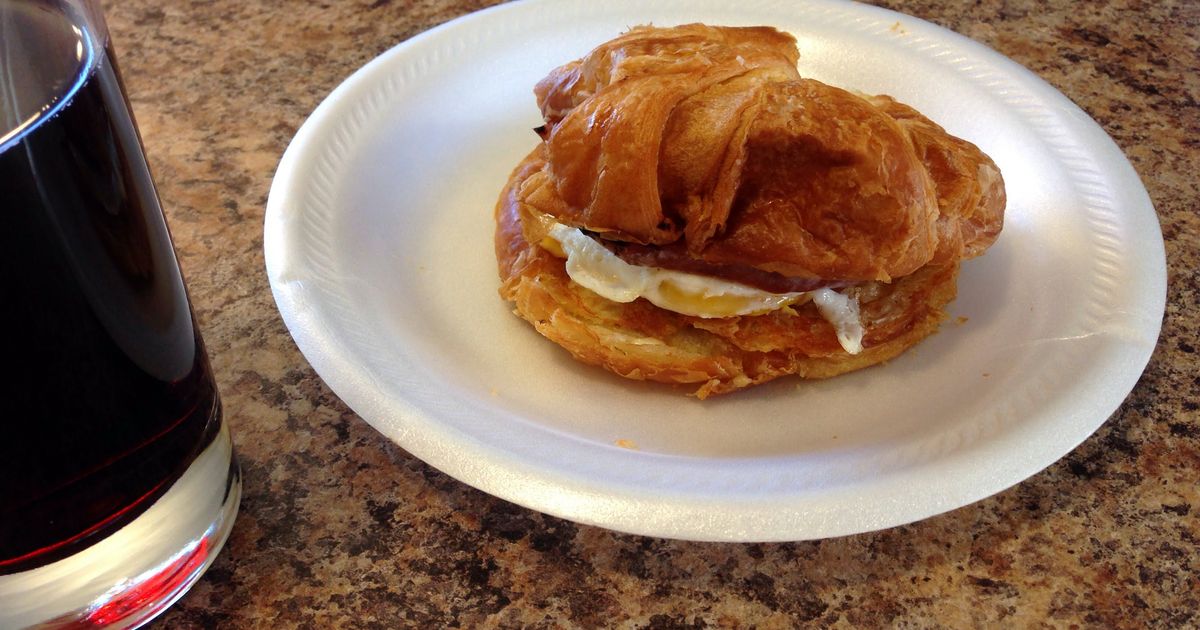Croissant Breakfast Sandwich Recipe by Rachel Knelsen