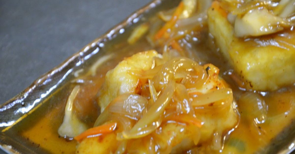 Sautéed Cod And Tofu With Chinese Style Ankake Sauce Recipe By Cookpad ...