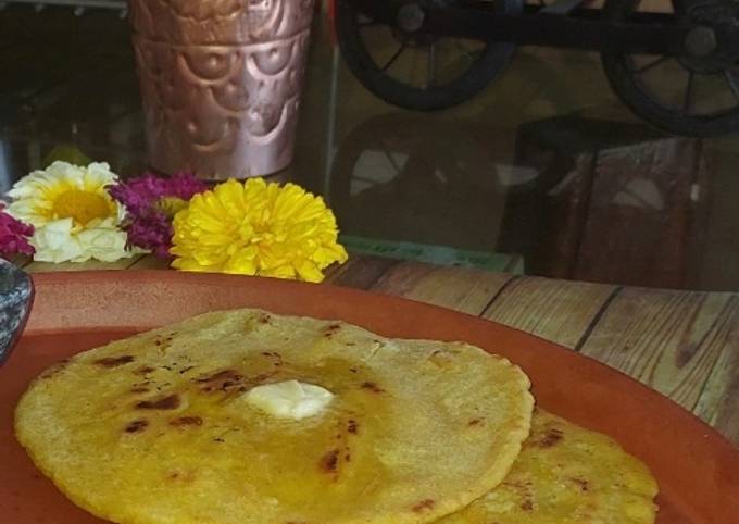 Maize (Makki ki roti) Roti Recipe by jaya Srivastava - Cookpad
