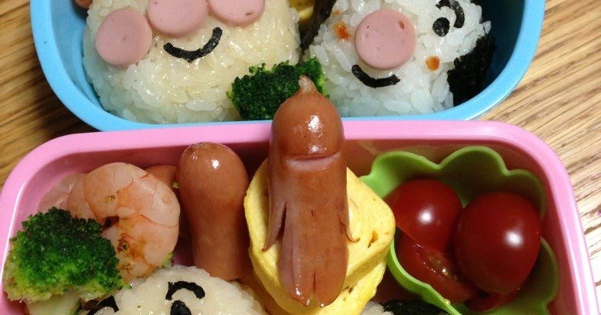 Anpanman Easy Character Bento Recipe by cookpad.japan