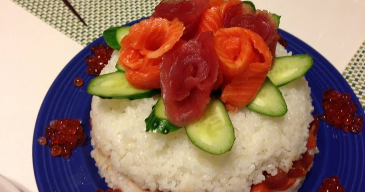 Sushi Cake for Festive Occasions Recipe by cookpad.japan - Cookpad