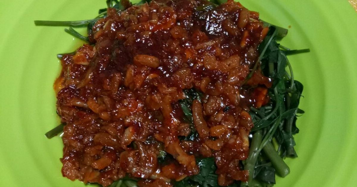 Resep Plecing Kangkung Ebi Kilat oleh Multazam Swity - Cookpad