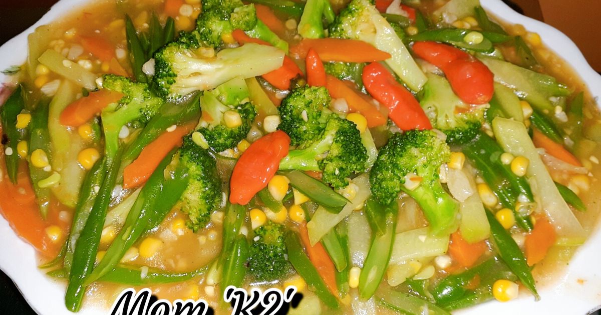 Resep Tumis Sayur Campur Mix Saos Tomat Segar Mom 'K2' oleh MOM K2 ...