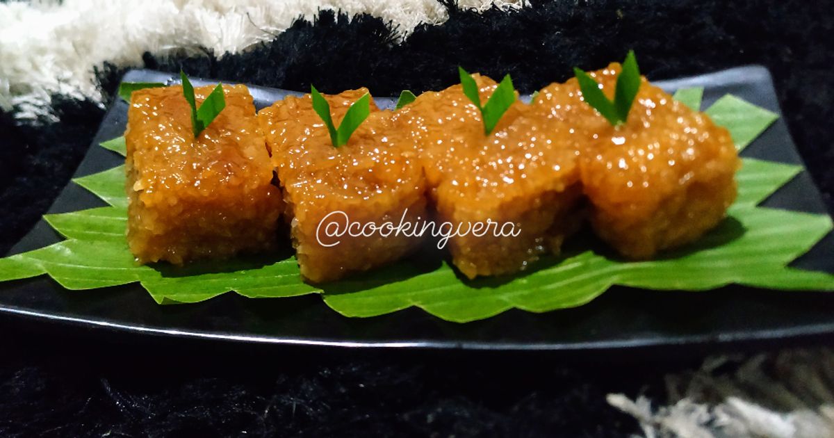 Resep wajik ketan rasa pandan ricecooker rumahan enak dan mudah - Cookpad