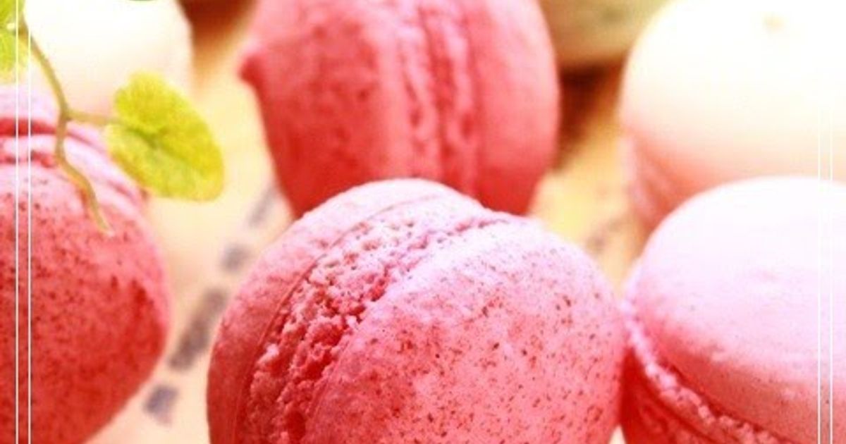 My Original Strawberry Macarons Recipe By Cookpad.Japan