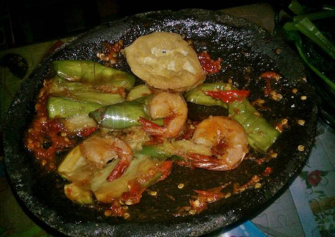 Resep Penyet udang terong oleh Al_Fa Kitchen - Cookpad