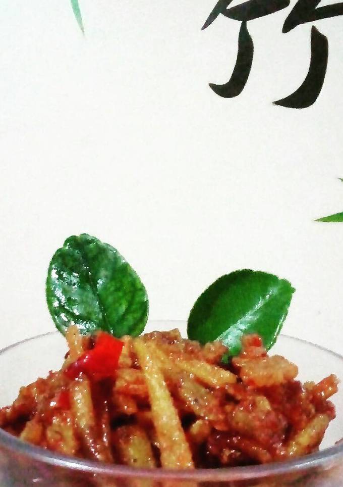 Resep Balado Ubi /Sweet Potato 🍠Mustofa oleh ARIELLIA's_Kitchen 🍳🍇 ...