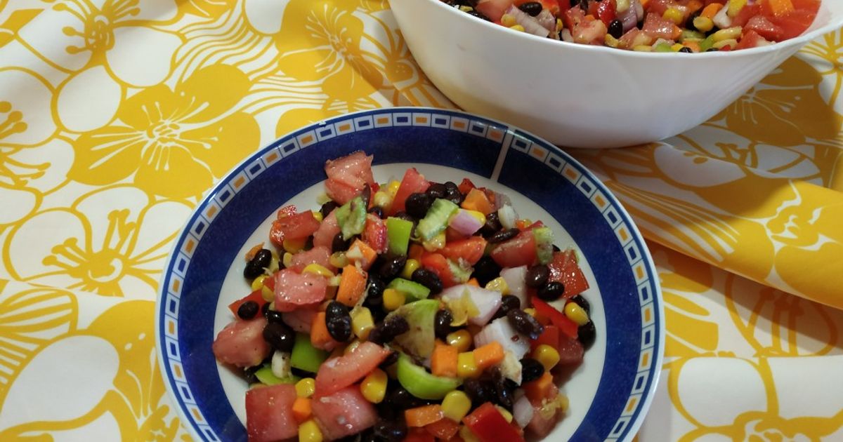 Σαλάτα με μαύρα φασόλια Συνταγή από τον/την Anna Beni - Cookpad