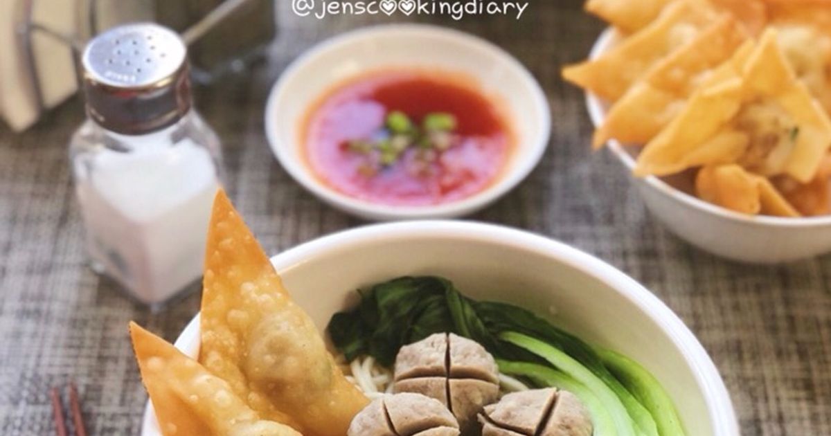 Mie Ayam Jamur (Chicken Mushroom Noodles) Recipe By Jenscookingdiary