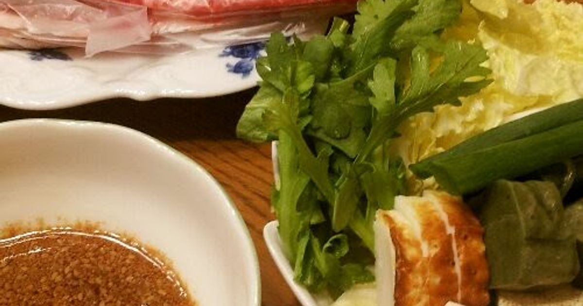 Shabu Shabu With Sesame Dipping Sauce Recipe By Cookpad.Japan